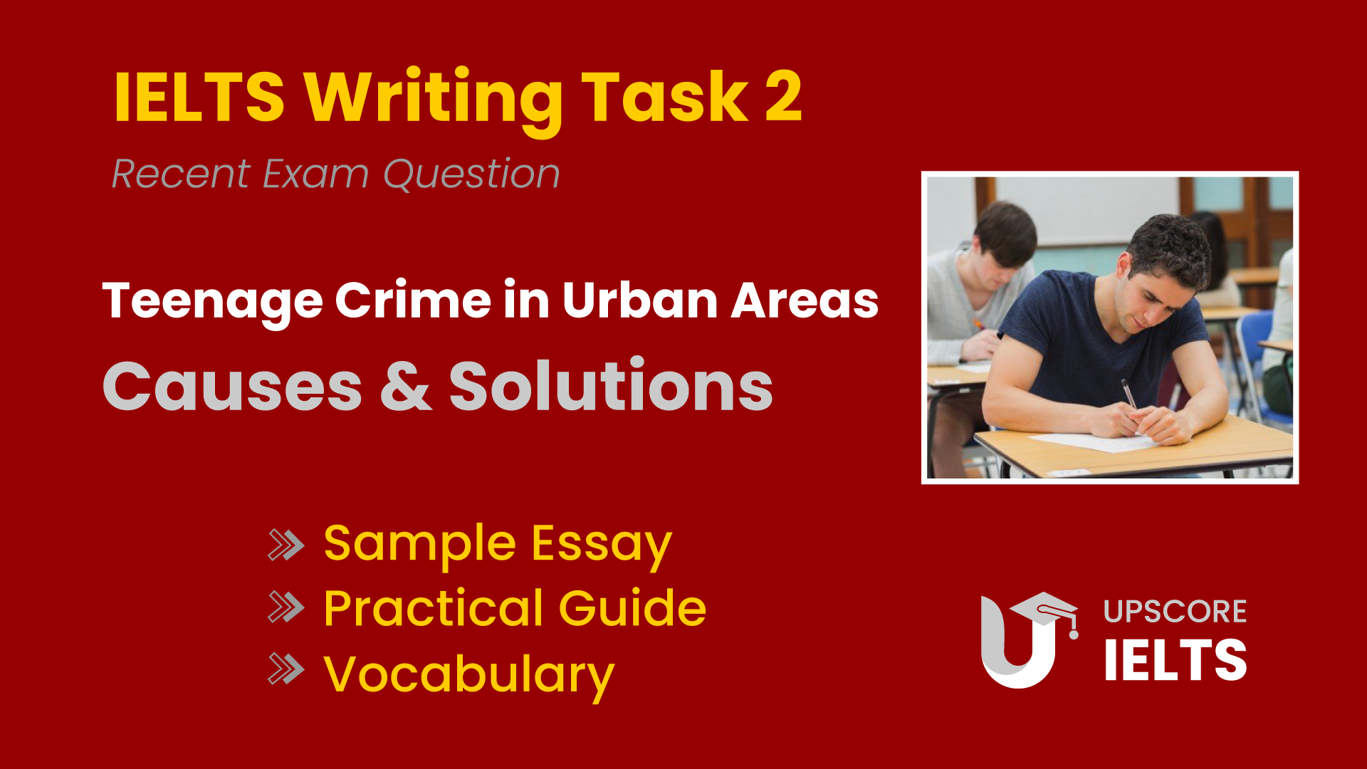 Teenage Crime in Urban Areas: Causes and Community Solutions | IELTS ...
