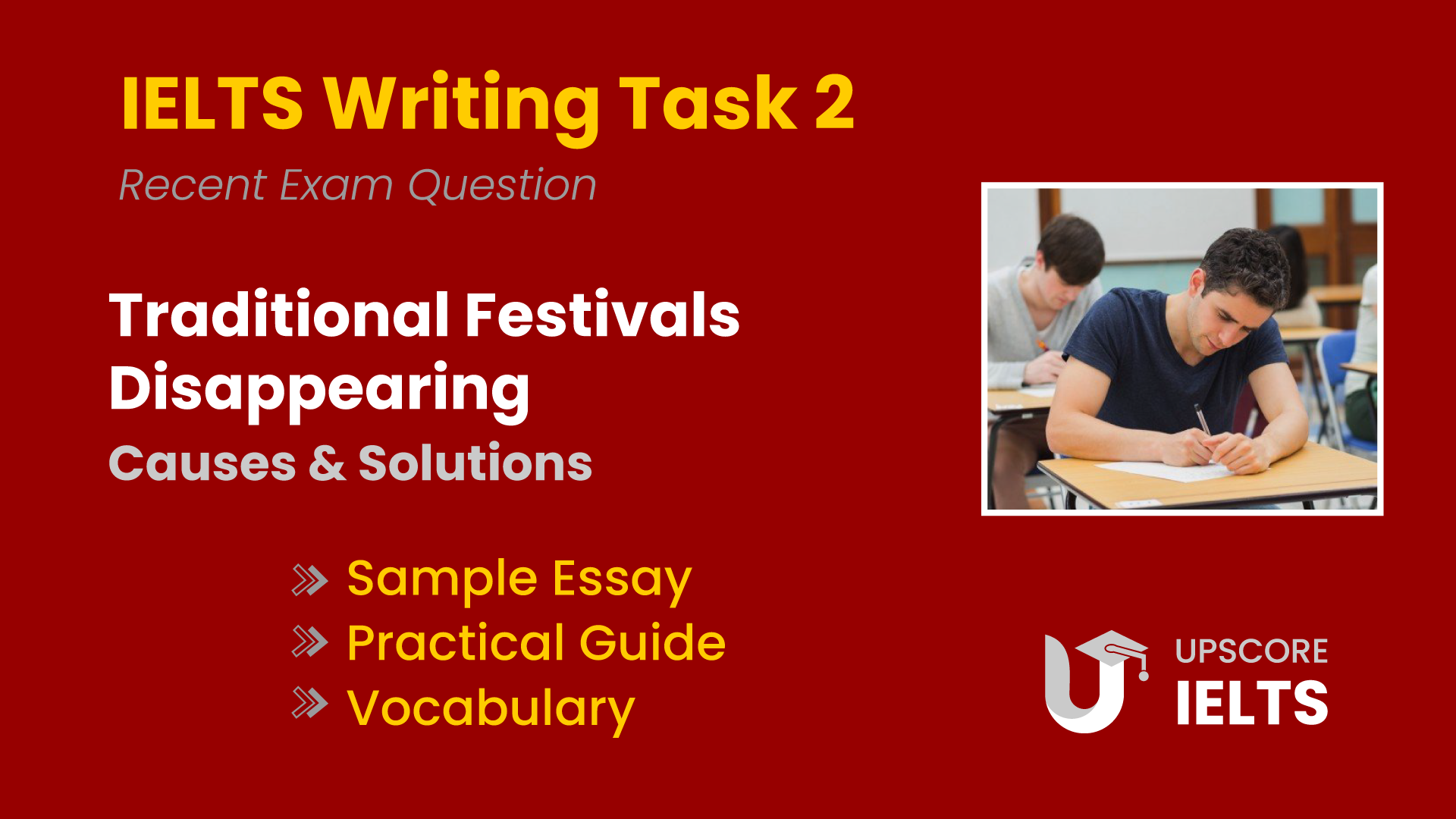 Traditional Festivals Disappearing: Causes and Solutions IELTS Essay ...
